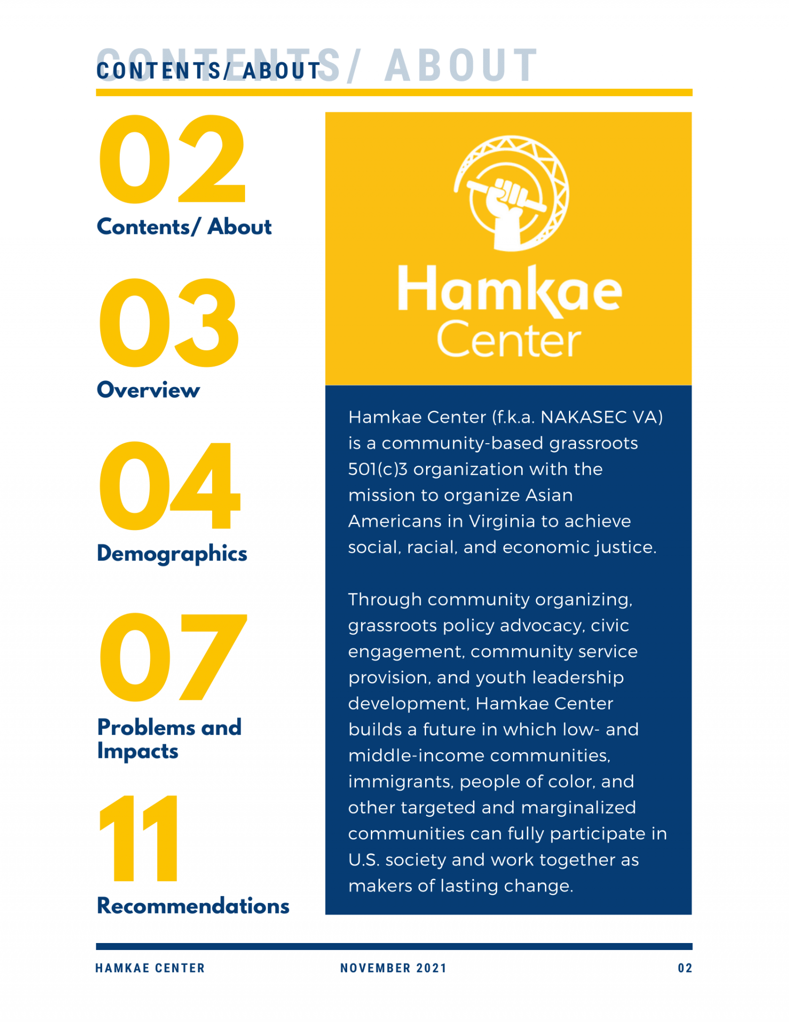 2021 Language Access Report – Hamkae Center